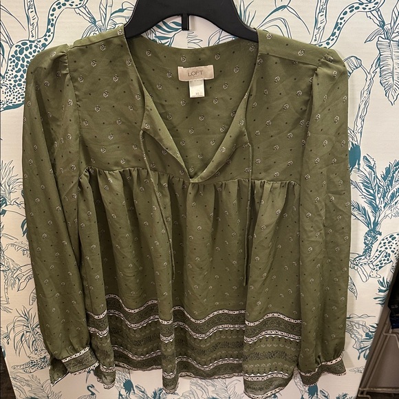 LOFT | Tops | Loft Xs Sheer Top | Poshmark